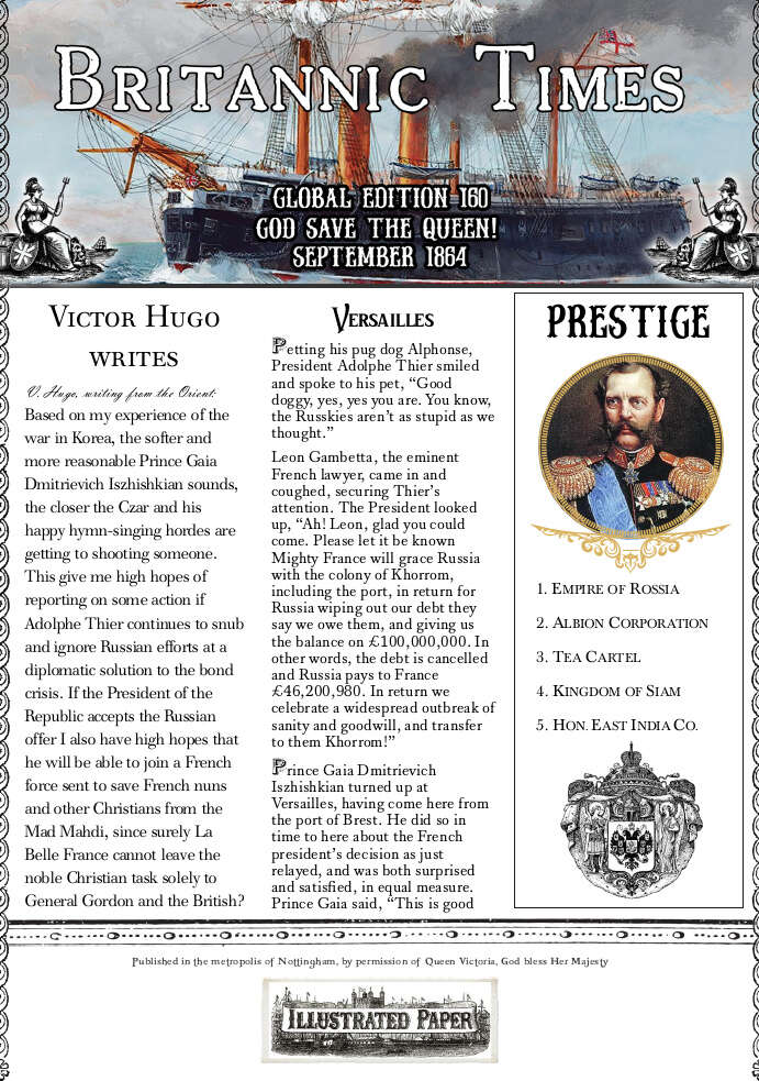 Britannic Times September 1864 - AGEMA | DriveThruRPG