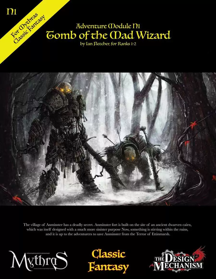 N1 Tomb of the Mad Wizard - Design Mechanism | Classic Fantasy ...