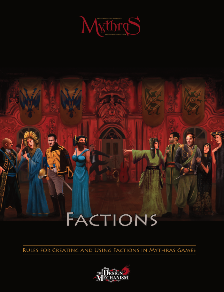 Mythras Factions - Design Mechanism | Mythras | Game Aids | DriveThruRPG