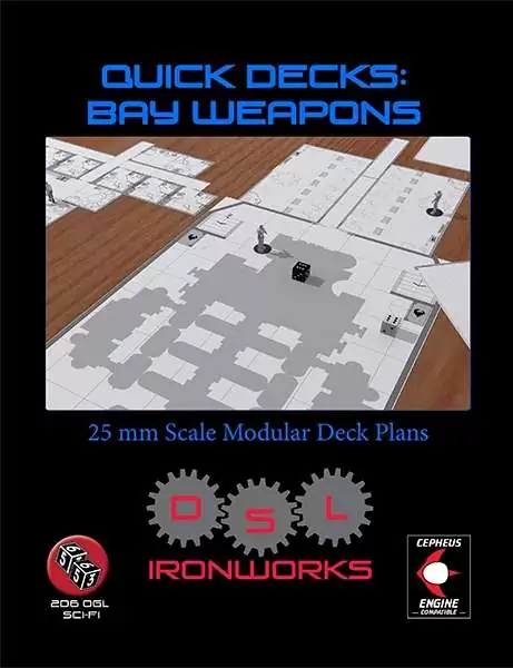 Quick Decks 3: Bay Weapons - DSL Ironworks | Quick Decks | DriveThruRPG