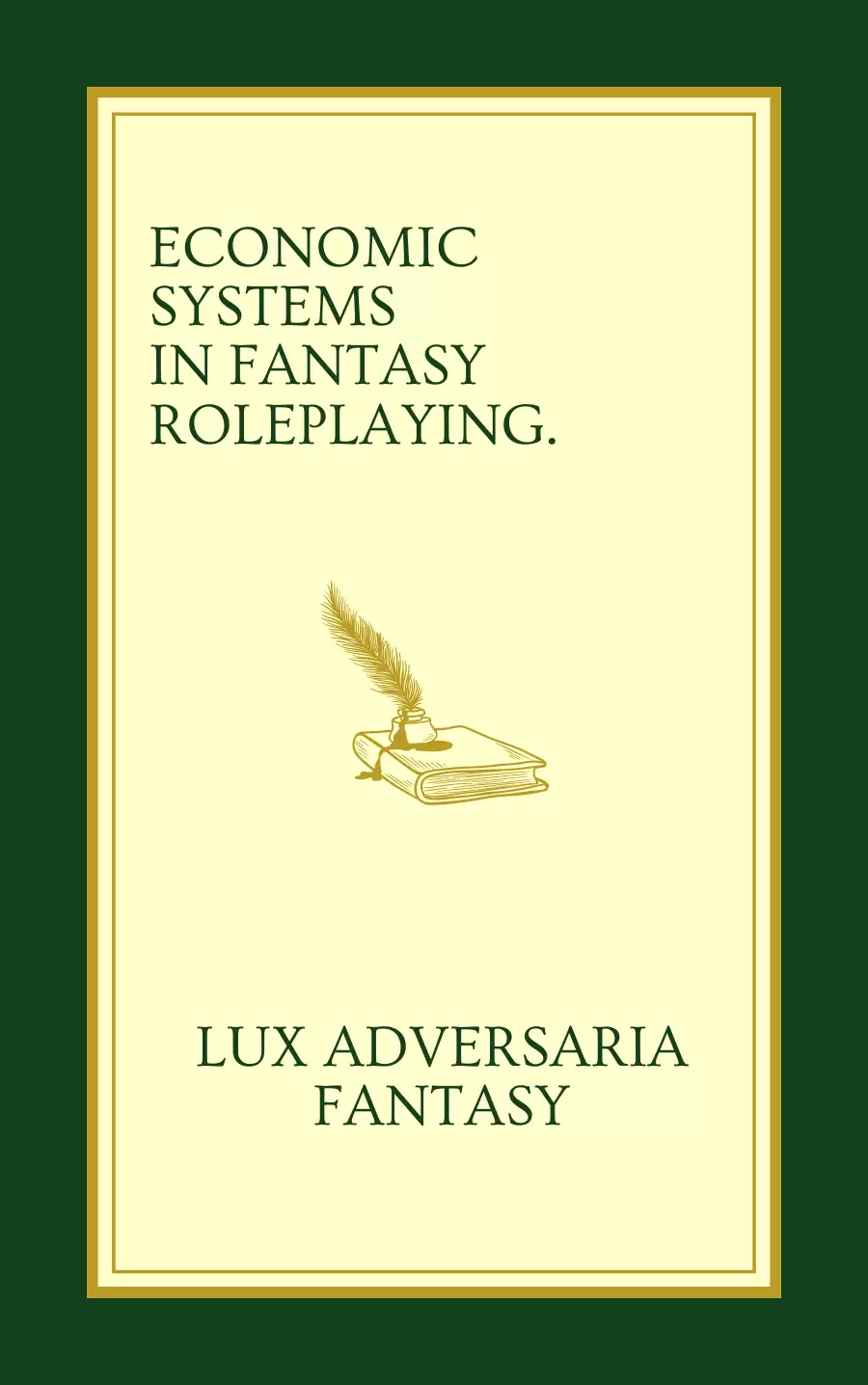 Economic Systems - Lightspress Media | DriveThruRPG