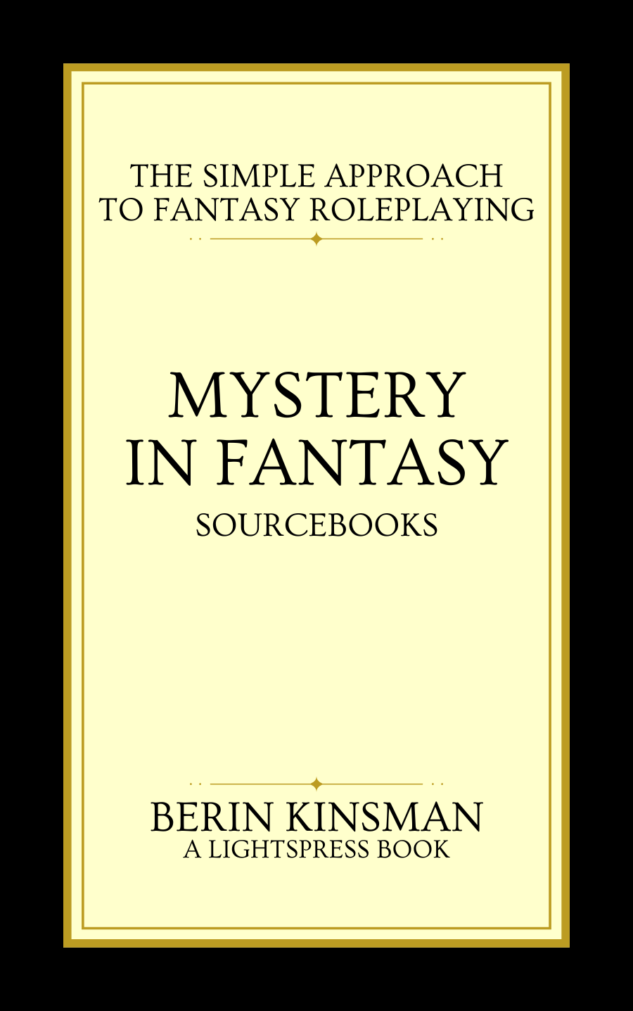 Mystery in Fantasy - Lightspress Media | FANTASY SOURCEBOOKS | CRIME ...