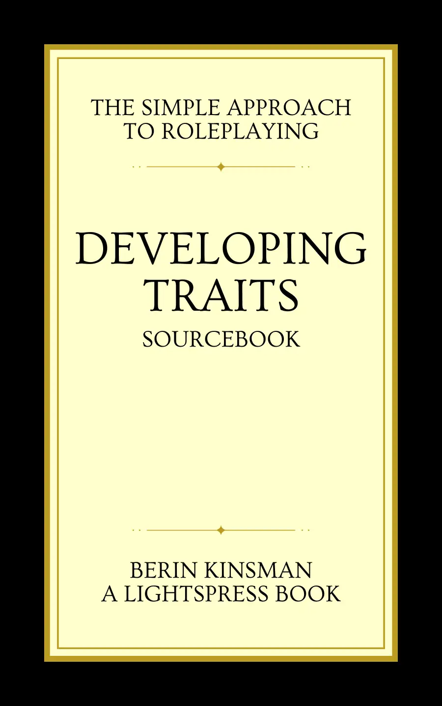 Developing Traits - Lightspress Media | THE SIMPLE APPROACH | DriveThruRPG
