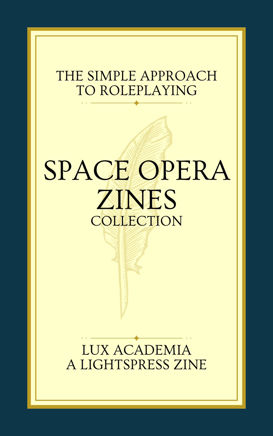 SPACE OPERA ZINES [BUNDLE] - Lightspress Media | ESSAYS & ZINES ...
