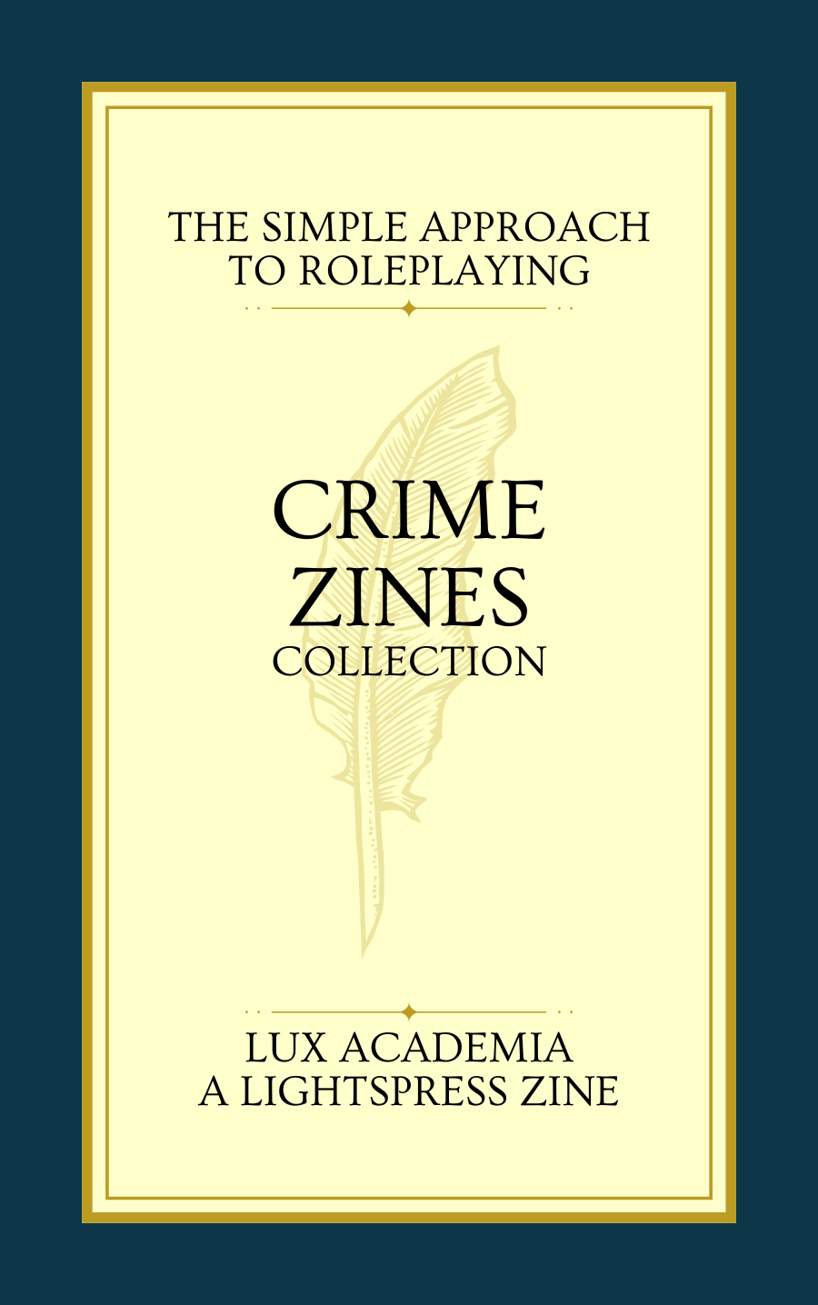 CRIME ZINES [BUNDLE] - Lightspress Media | ESSAYS & ZINES | BUNDLE & DEALS | DriveThruRPG