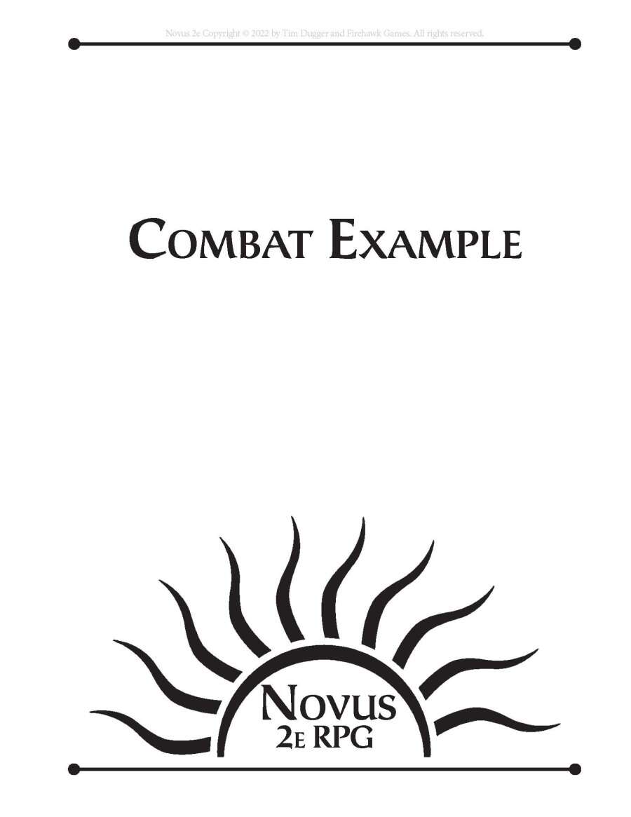Novus 2e - Combat Example - Firehawk Games | Novus 2e | Novus 2e Extras ...