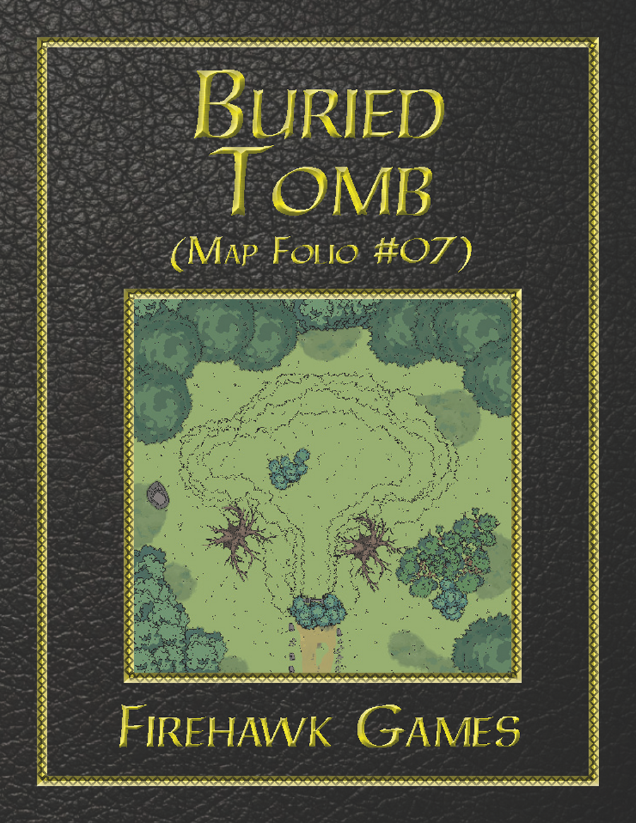 Map Folio 07 - Buried Tomb - Firehawk Games | Maps | DriveThruRPG