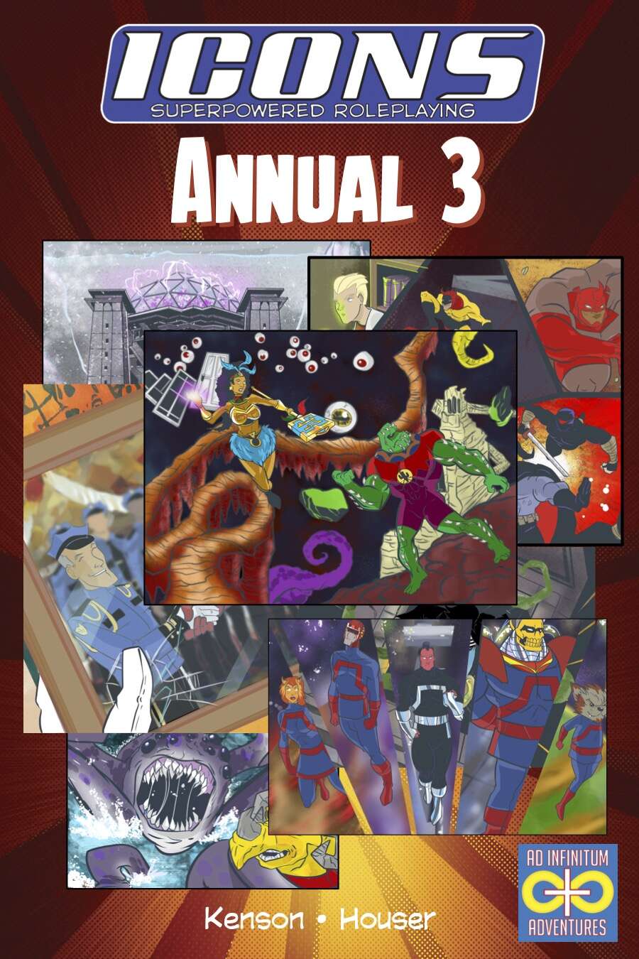 ICONS Annual 3 - Ad Infinitum Adventures | ICONS | DriveThruRPG