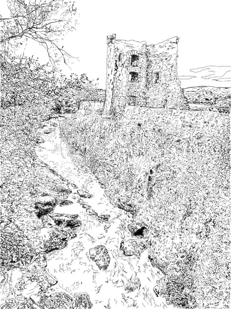 Fort Ruins B&W Filler - Randwulf Publishing Inc. | DriveThruRPG