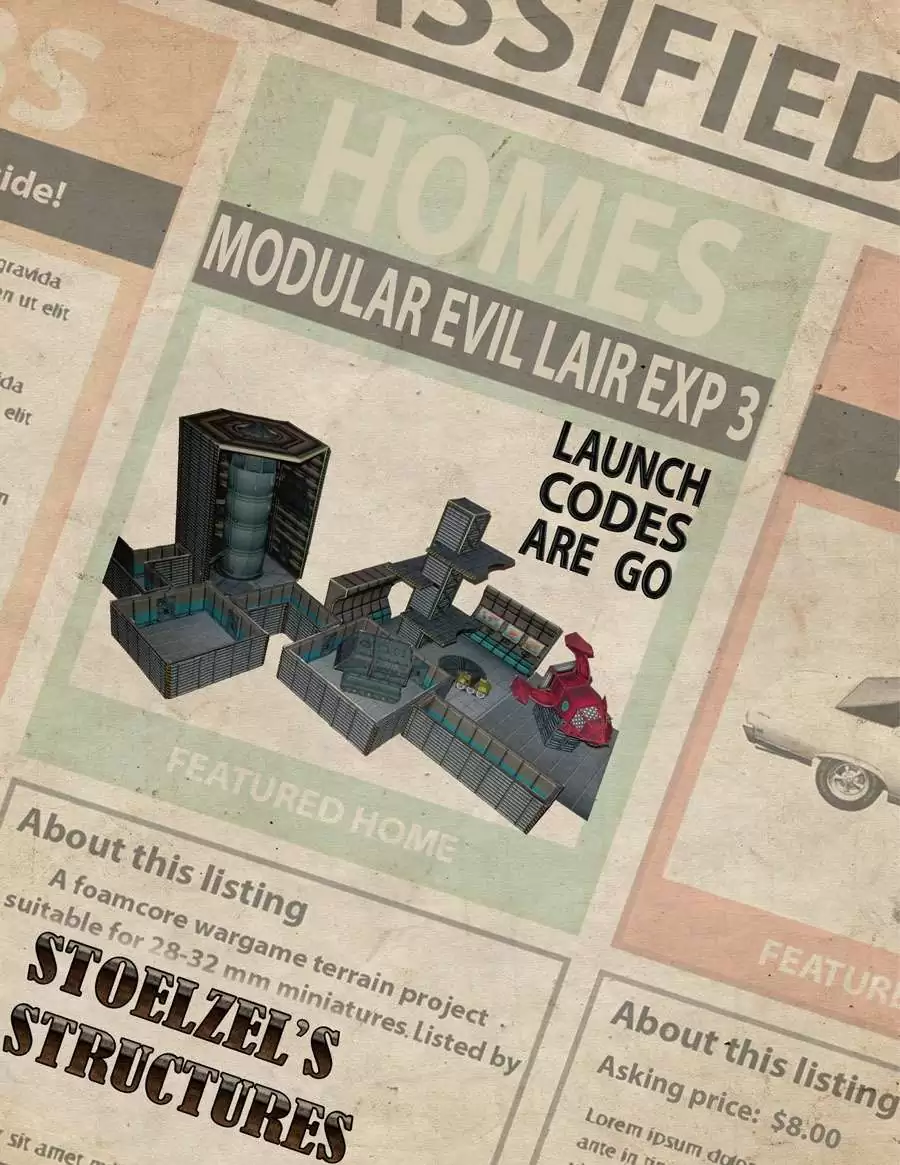 Modular Evil Lair: Expansion 3 Launch codes are go - Stoelzel's ...