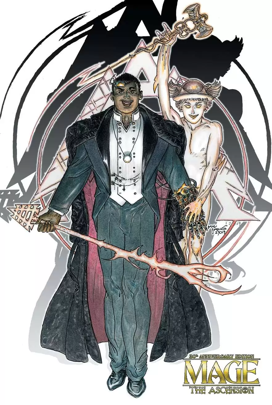 M20 Virtual Adepts Poster - Onyx Path Publishing | Mage 20th Anniversary | DriveThruRPG