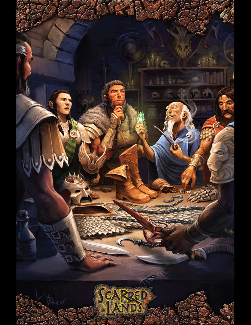 Scarred Lands Player's Guide Adventurers Poster - Onyx Path Publishing ... Scarred Lands Player's Guide Adventurers Poster - Onyx Path Publishing ...