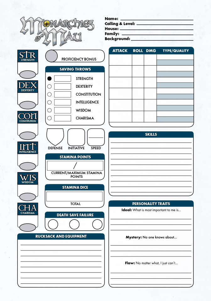 Monarchies of Mau Interactive Character Sheet - Onyx Path Publishing ...