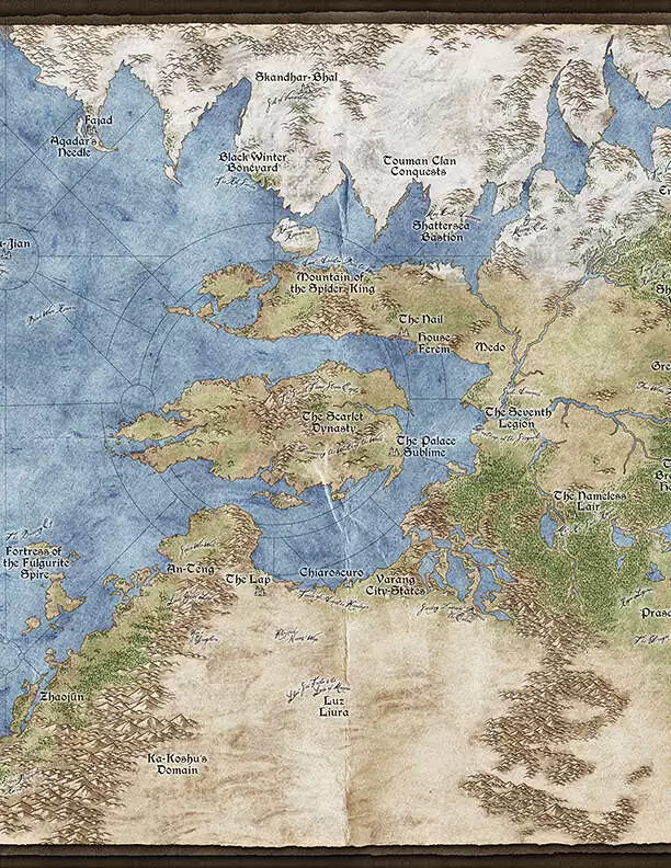 Lunars: Fangs at the Gate Map - Onyx Path Publishing | Exalted 3rd ...