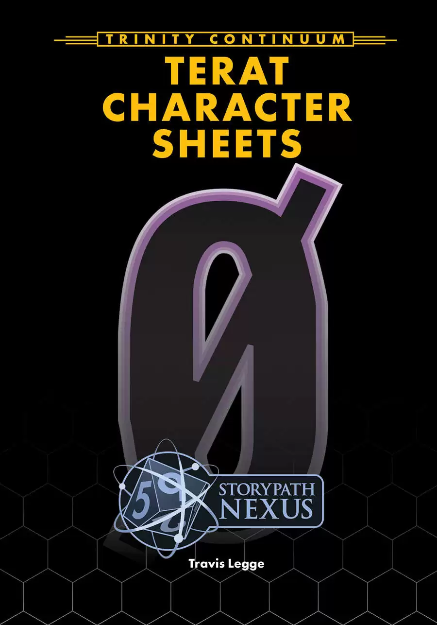 Trinity Continuum: Terat Character Sheets - Onyx Path Publishing ...
