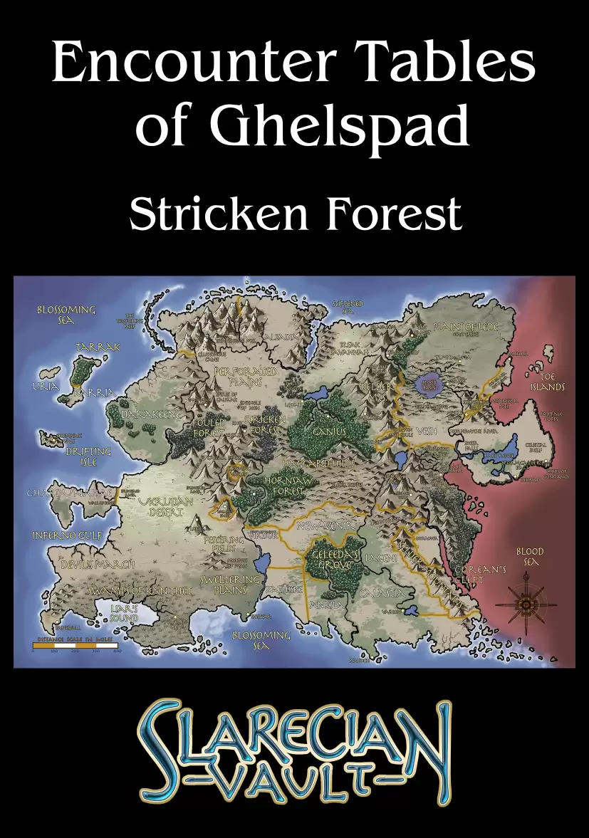Encounter Tables of Ghelspad - Stricken Forest - Onyx Path Publishing ...