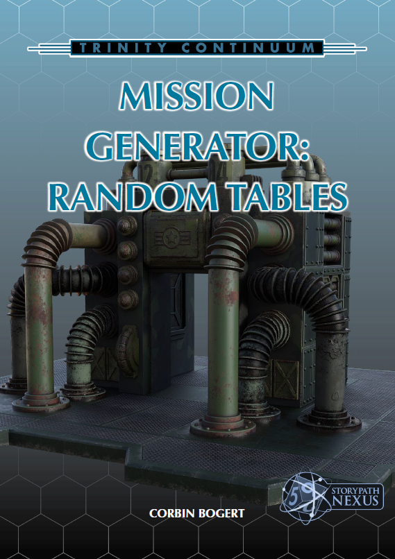 Mission Generator: Random Tables - Onyx Path Publishing | StoryPath ...