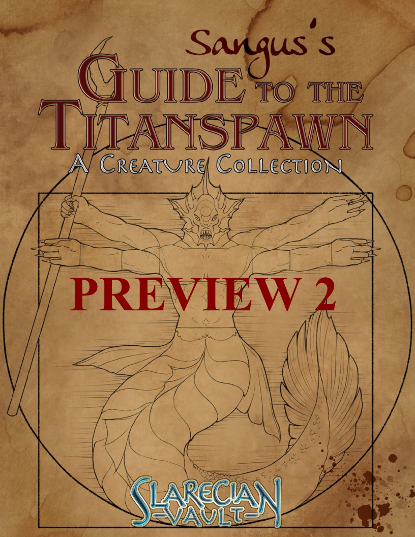 Sangus's Guide to the Titanspawn - Preview 2 - Onyx Path Publishing ...