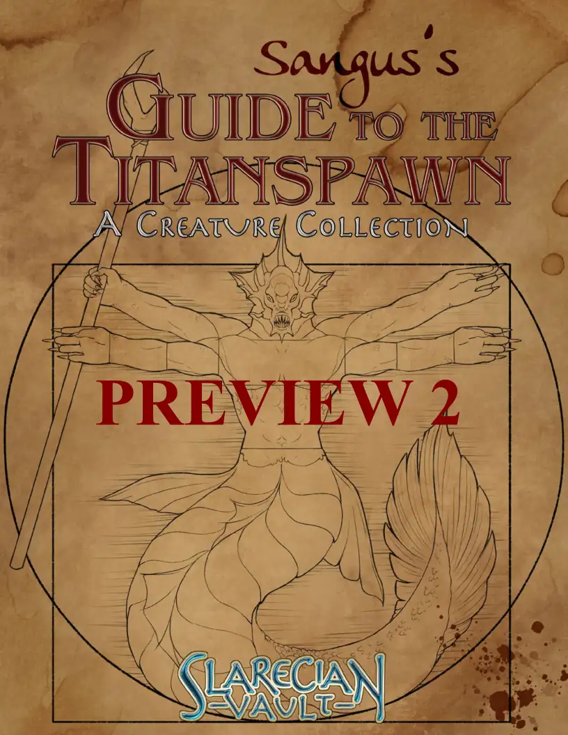 Sangus's Guide to the Titanspawn - Preview 2 - Onyx Path Publishing ...