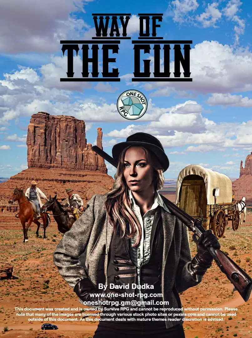 Way of the Gun: One-Shot RPG Rules - One Shot RPG | DriveThruRPG
