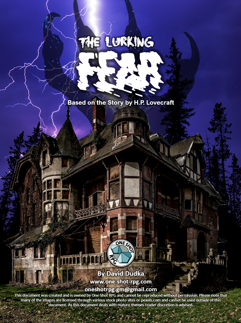 The Lurking Fear: A Modern Horror Adventure - One Shot RPG | DriveThruRPG