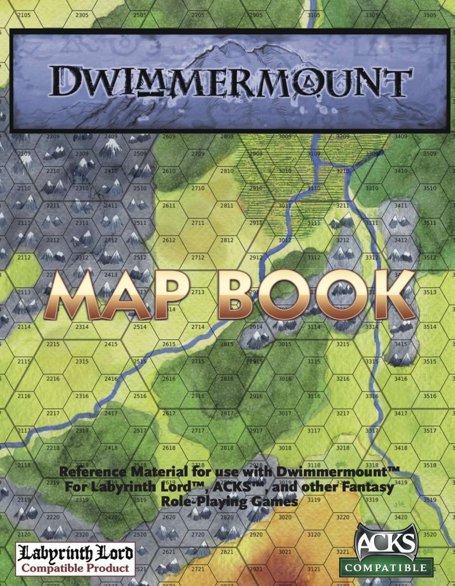 Dwimmermount Map Book - Autarch | DriveThruRPG
