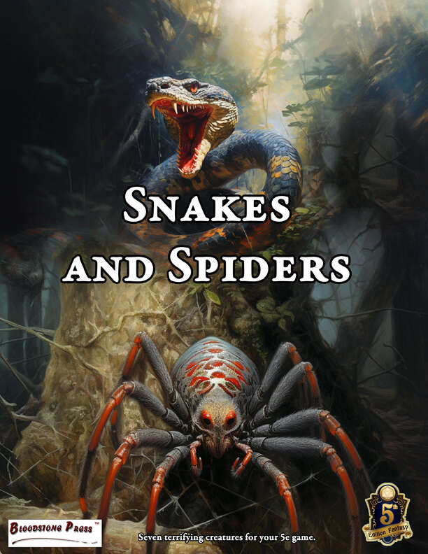 Snakes and Spiders - Bloodstone Press | Shadelands | DriveThruRPG