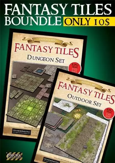 Fantasy Tiles Set.1 [BUNDLE] - PWORK Wargames | FANTASY TILES ...