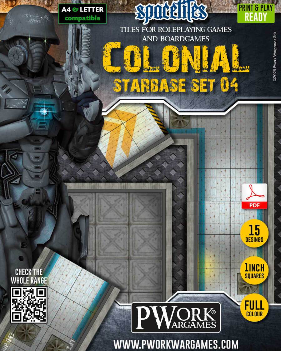 Colonial - Starbase Set 04 - PWORK Paper Wargame | SPACE TILES ...