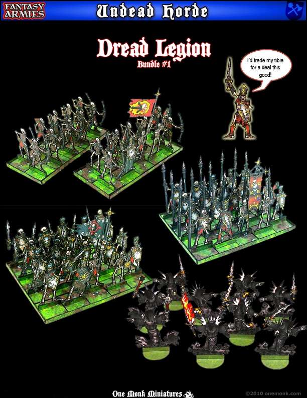 Dread Legion #1 [BUNDLE] - Mayhem in Paper | One Monk Miniatures ...