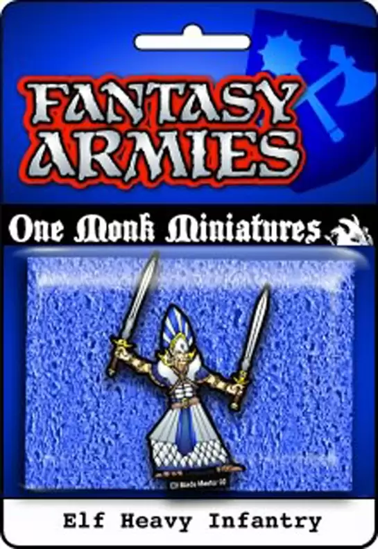Elf Army: Heavy Infantry - Mayhem in Paper | One Monk Miniatures | One ...