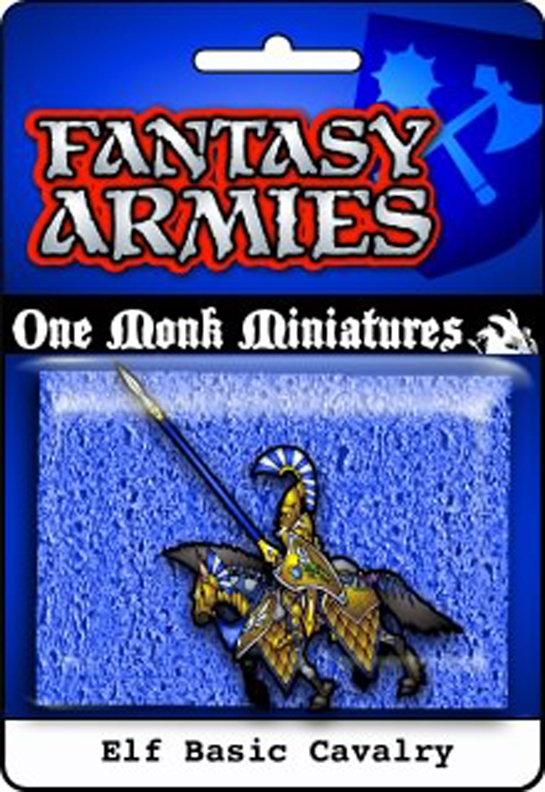 Elf Army: Basic Cavalry - Mayhem in Paper | One Monk Miniatures | One ...