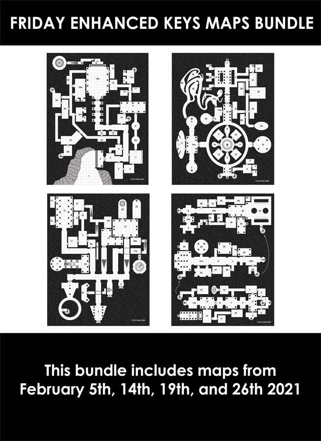 Keys-Maps-2021 [BUNDLE] - Paratime Design | Dungeon Maps | DriveThruRPG