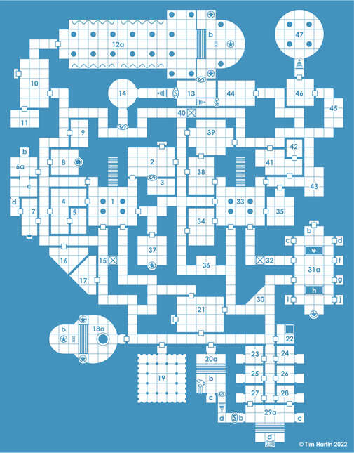 Old School Blue Map #22 - Paratime Design | Building Maps | Dungeon ...