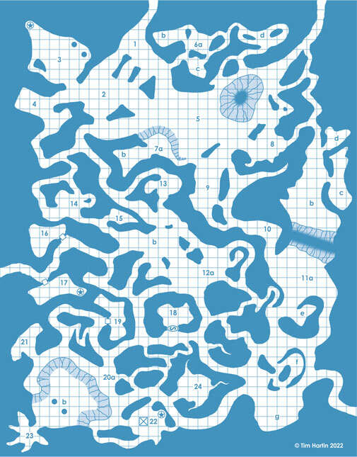 Old School Blue Map #26 - Paratime Design | Dungeon Maps | DriveThruRPG