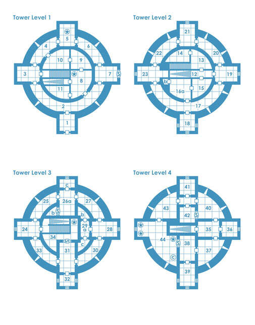 Old School Blue Map #38 - Paratime Design | Building Maps | DriveThruRPG