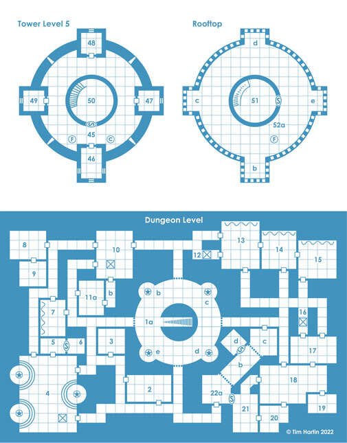 Old School Blue Map #39 - Paratime Design | Building Maps | Dungeon ...