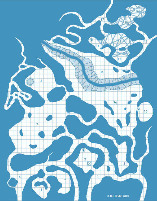 Old School Blue Map #84 - Paratime Design | Dungeon Maps | DriveThruRPG