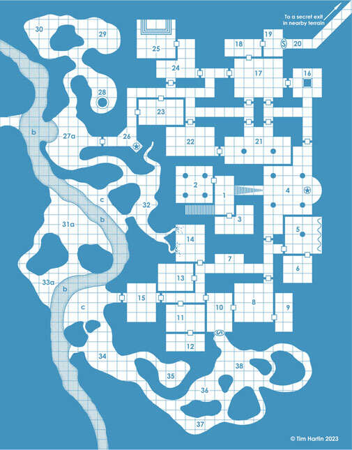 Old School Blue Map #98 - Paratime Design | Building Maps | Dungeon ...