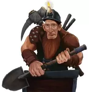 Dwarf Miner - JLWARD Illustration | DriveThruRPG