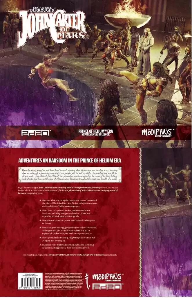John Carter of Mars: Prince of Helium Era Supplemental Rulebook ...