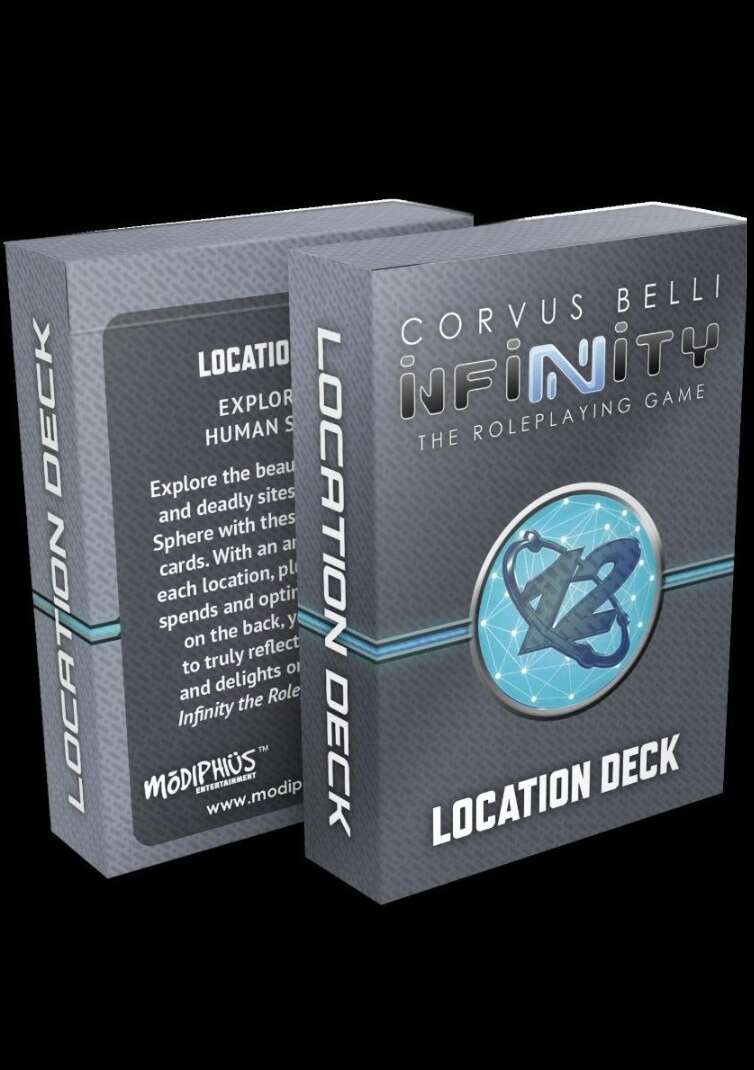 Infinity: Location Card Deck - Modiphius | INFINITY | DriveThruRPG
