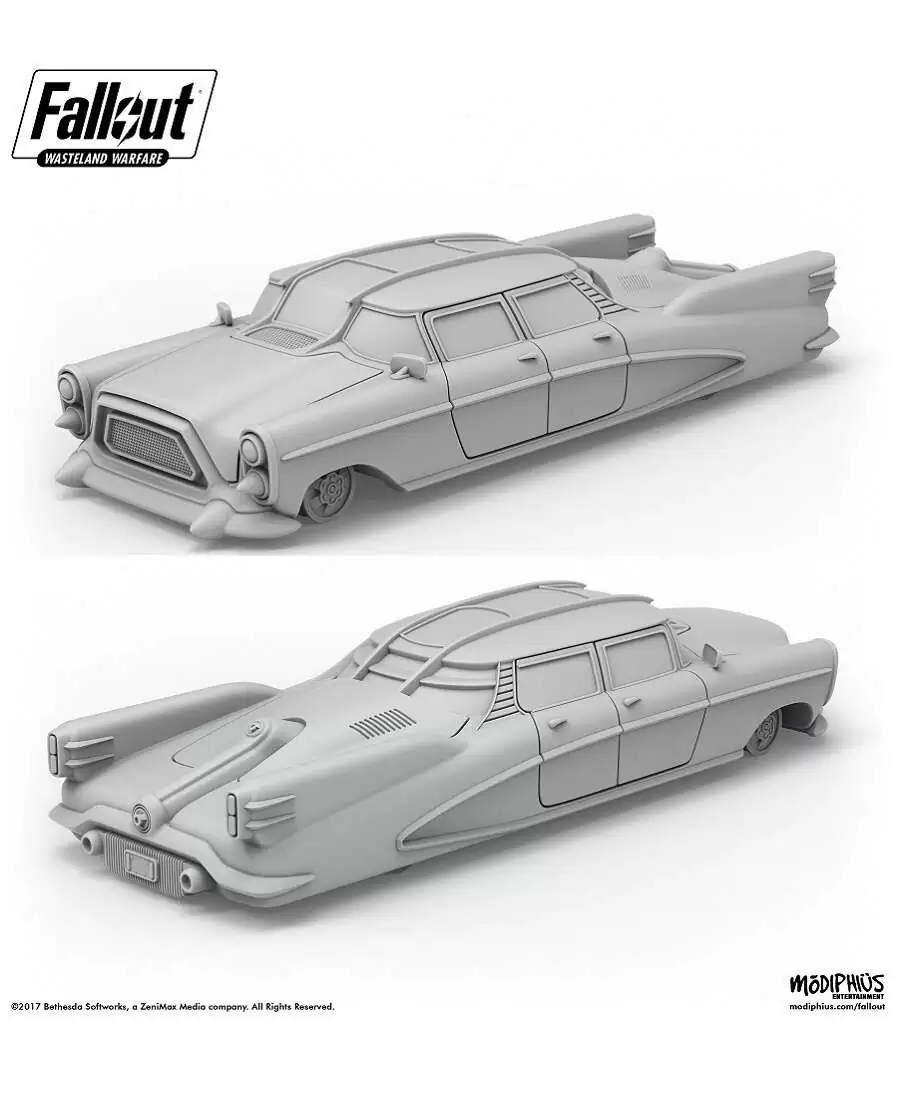 Fallout: Wasteland Warfare - Print At Home - Corvega Atomic V8 Sedan ...