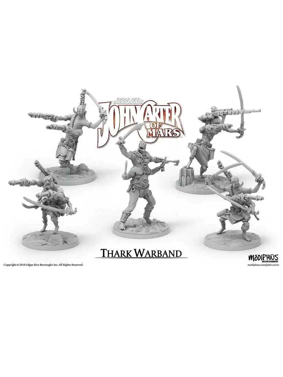 John Carter of Mars - Print at Home - Thark Warband STL - Modiphius ...
