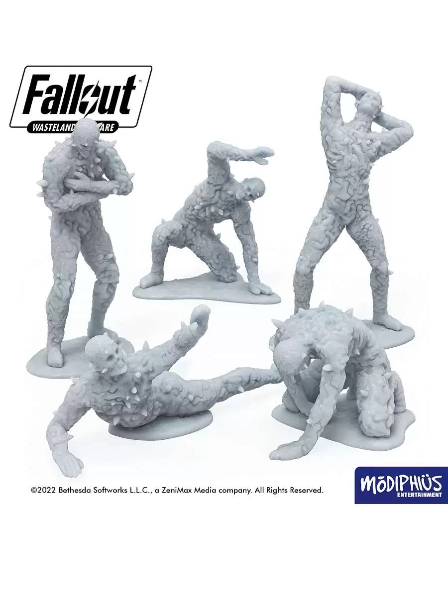 Fallout: Wasteland Warfare - Print at Home - Scorched Statues STL ...