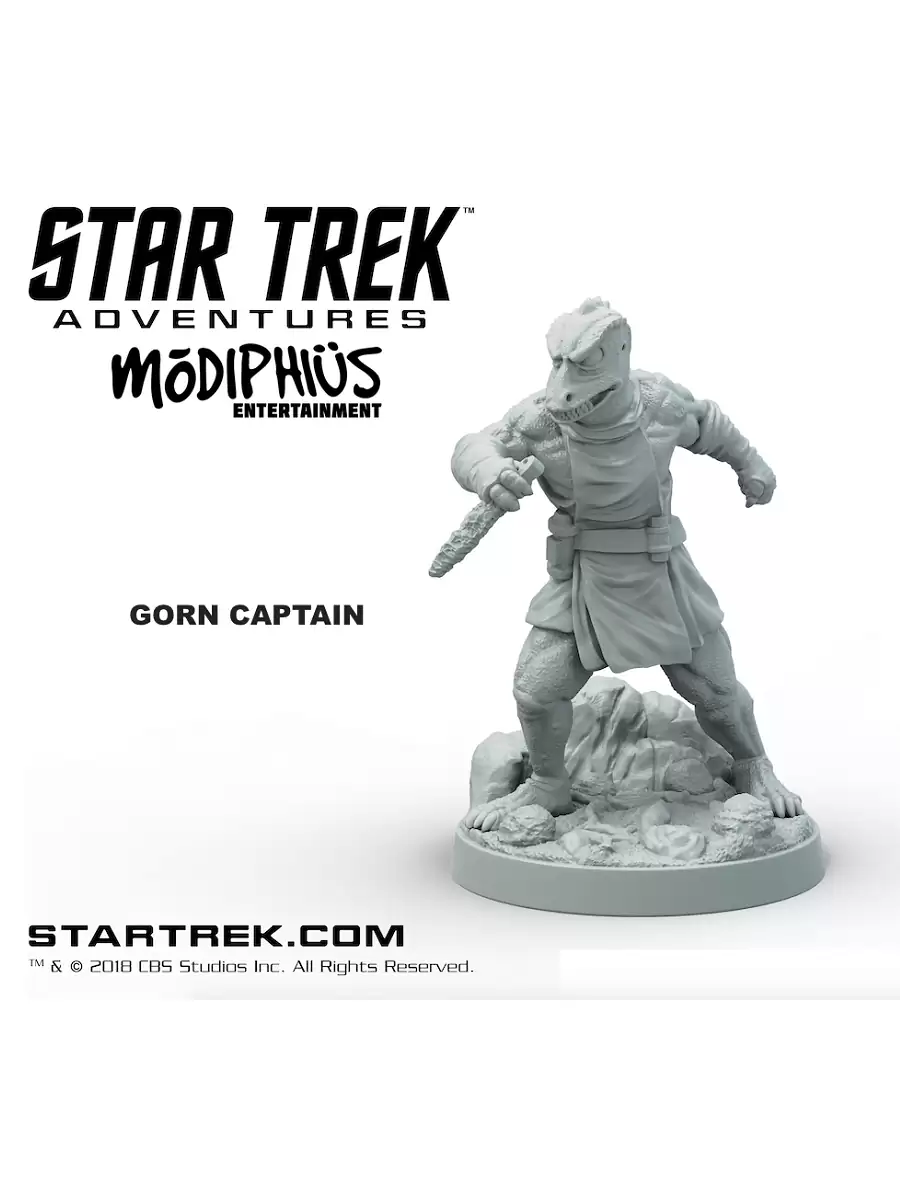 Star Trek Adventures - Print At Home - Iconic Villains Gorn Captain ...