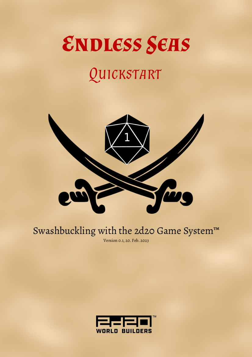 Endless Seas Quickstart Rules - Modiphius | 2d20 World Builders | DriveThruRPG