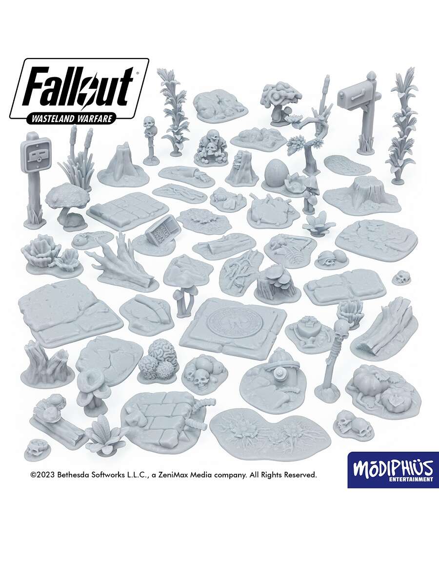 Fallout: Wasteland Warfare - Print at Home - Basing Greebles Bundle ...