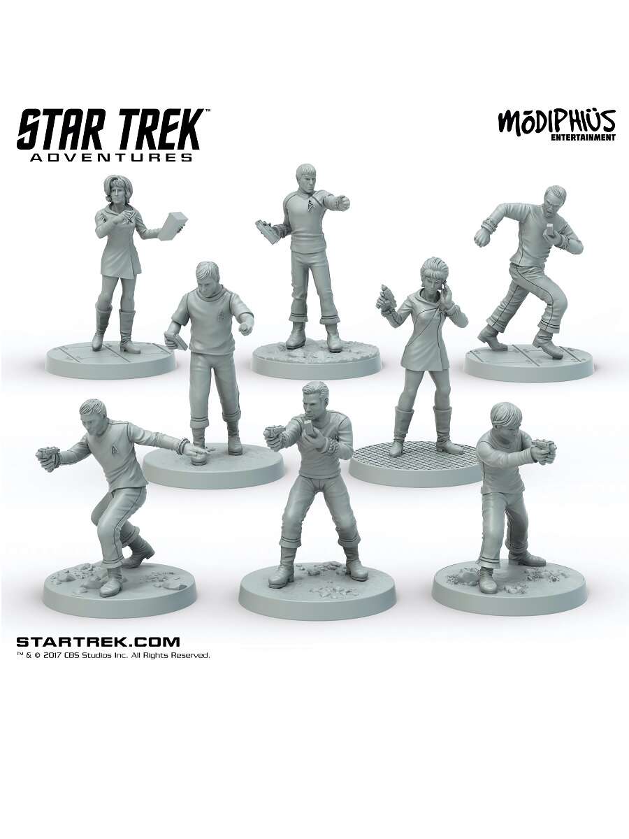 Star Trek Adventures - Print at Home - Miniatures TOS Bridge Crew Set ...