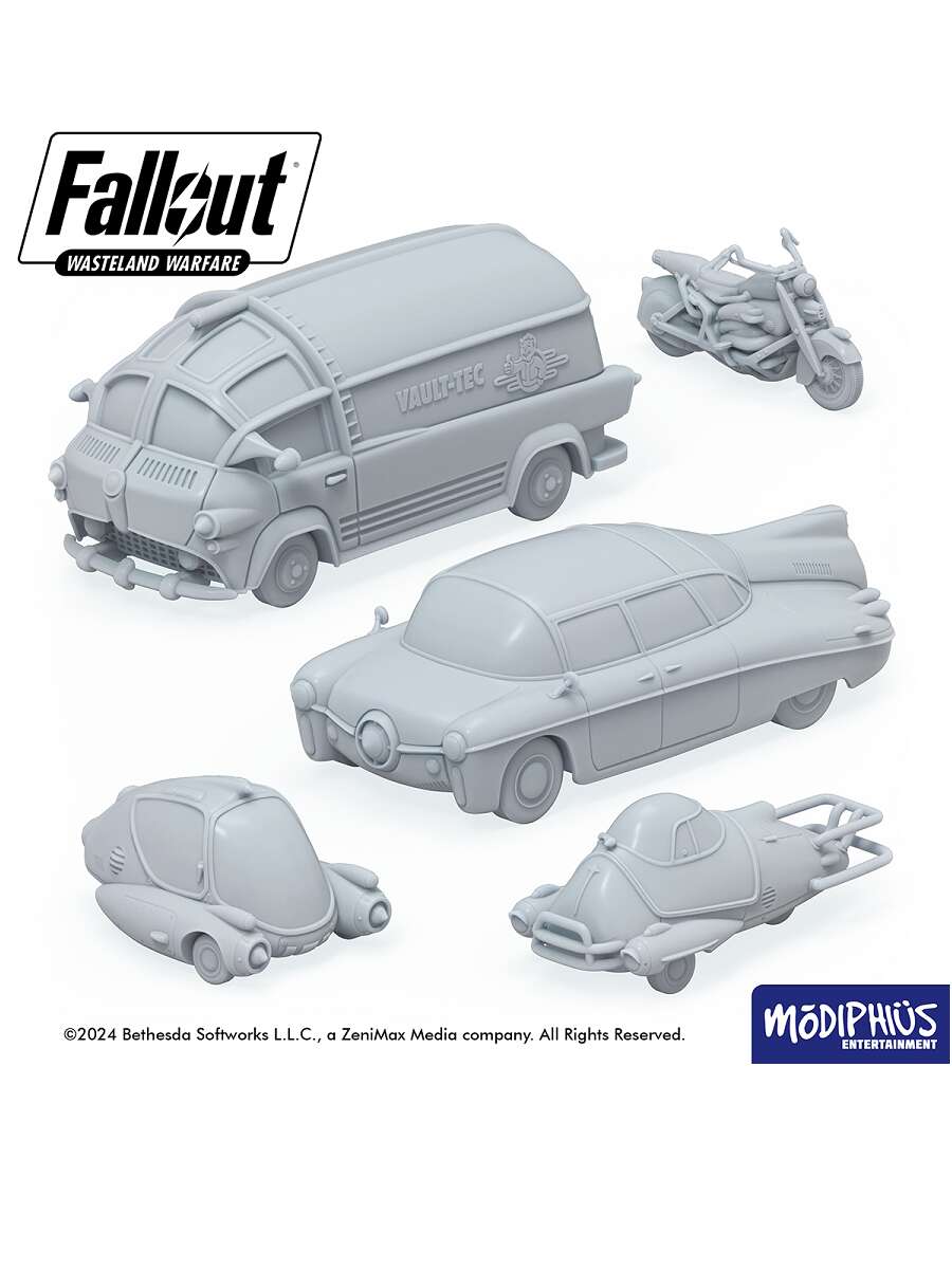 Fallout: Terrain - Print at Home - Commercial Vehicles - Modiphius ...